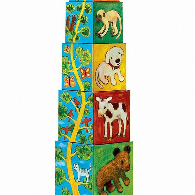 Djeco - stacking cubes toy for babies and children – French Blossom