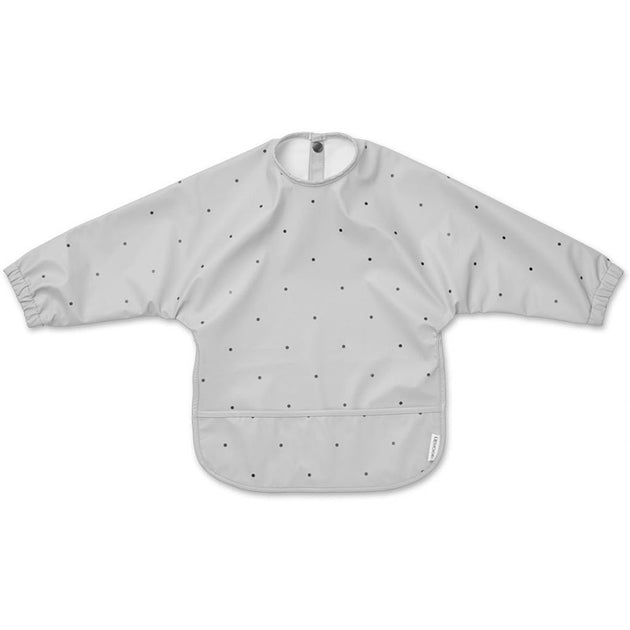 LIEWOOD - Cape bib in recycled polyester - Dumbo grey and dots – French ...