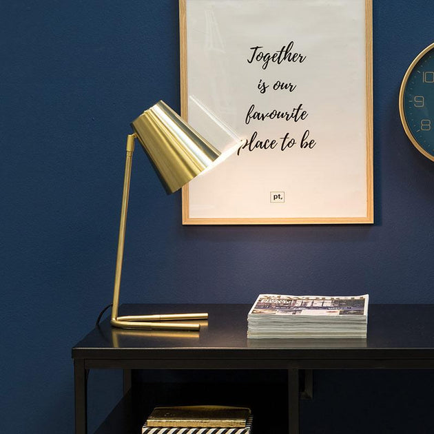 PRESENT TIME - Table lamp noble - gold – French Blossom